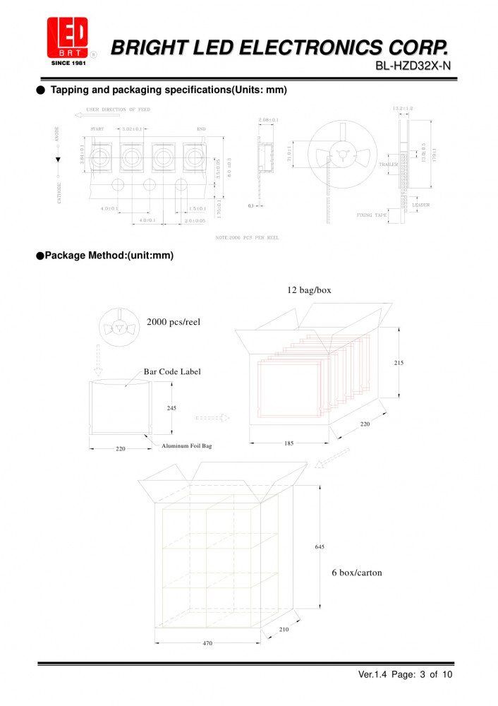 BL-HZD32X-N datasheet page 3