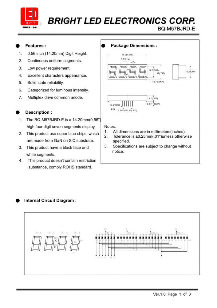 BQ-M57BJRD-E technical document page 1