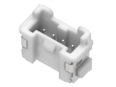 2.00mm Pitch, Micro-Lock Plus PCB Header, Single Row, Vertical, Surface Mount, 0.10µm Gold Plating, Positive Lock, 5 Circuits, Low-Halogen, Low-Halogen, Natural (White)