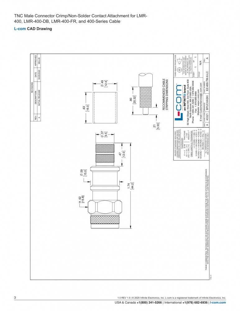 EZ-400-TM-X-LC technical document page 3