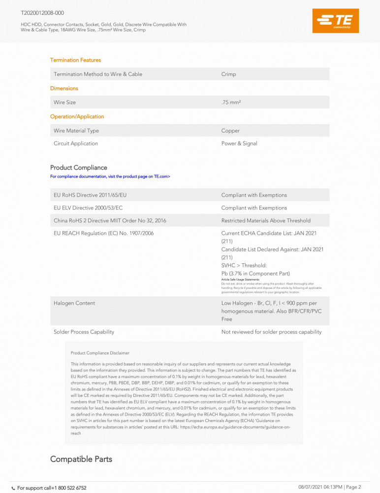 T2020012008-000 technical document page 2