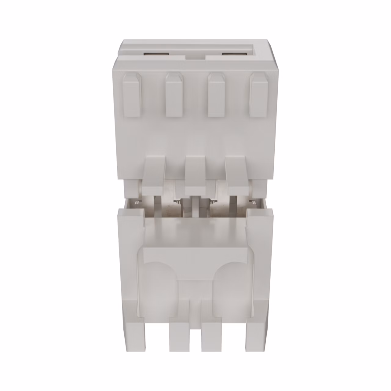 Appli-Mate RAST Power IDT Housing, 5.00mm Pitch, Direct/Indirect, Female, 2 Circuits, Fully Coded, Latches Between Circuits 1 and 2, Option C End Walls for sale