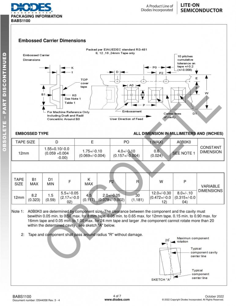 BABS1100-TR datasheet page 4