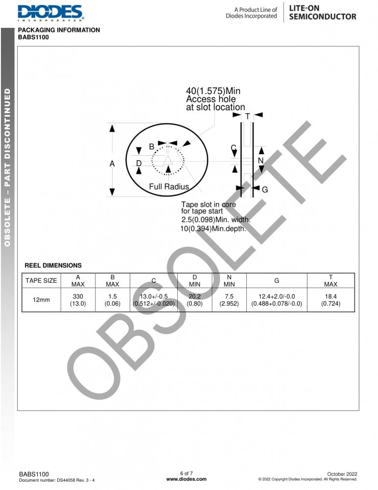 BABS1100-TR datasheet page 6