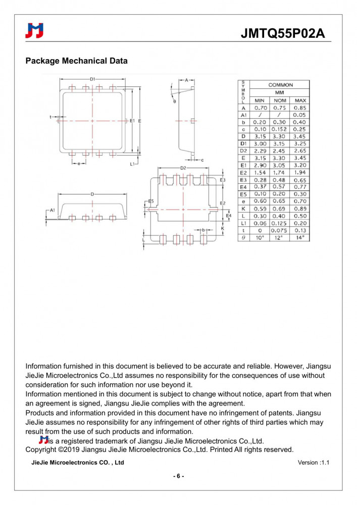 JMTQ55P02A datasheet page 6