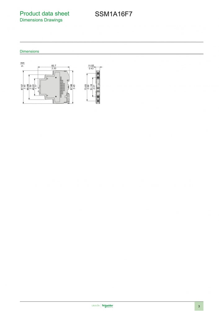 SSM1A16F7 technical document page 3