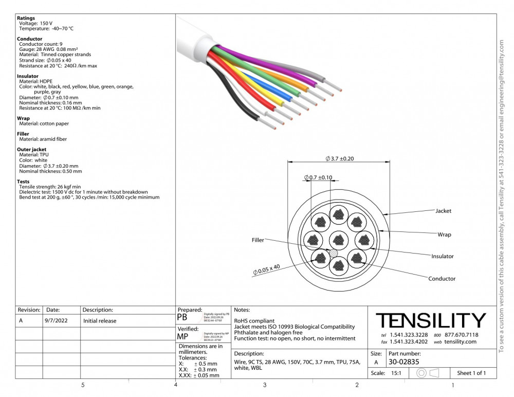 30-02835 product drawing and specification image
