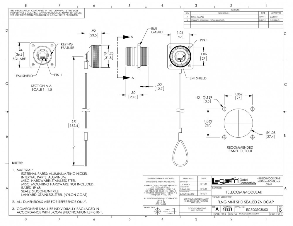 ECRD3103U00 technical document preview