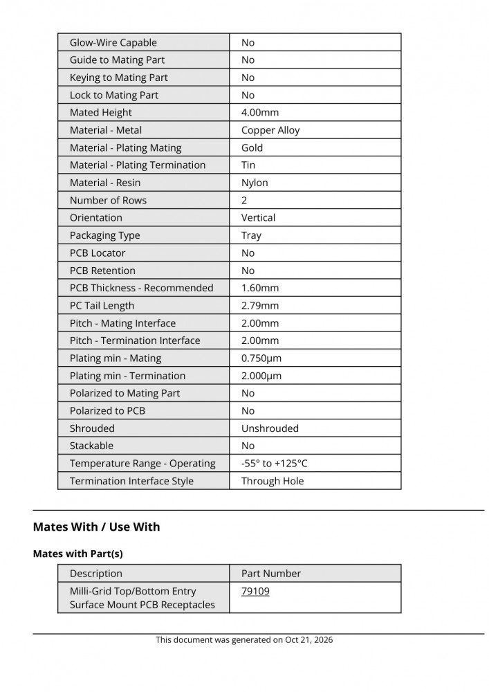 MOLEX 877612000 technical document image 3