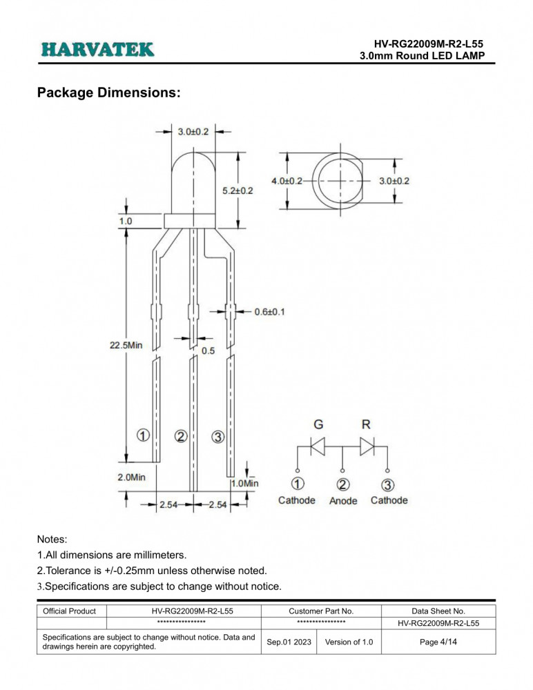 HV-RG22009M-R2-L55 datasheet page 4