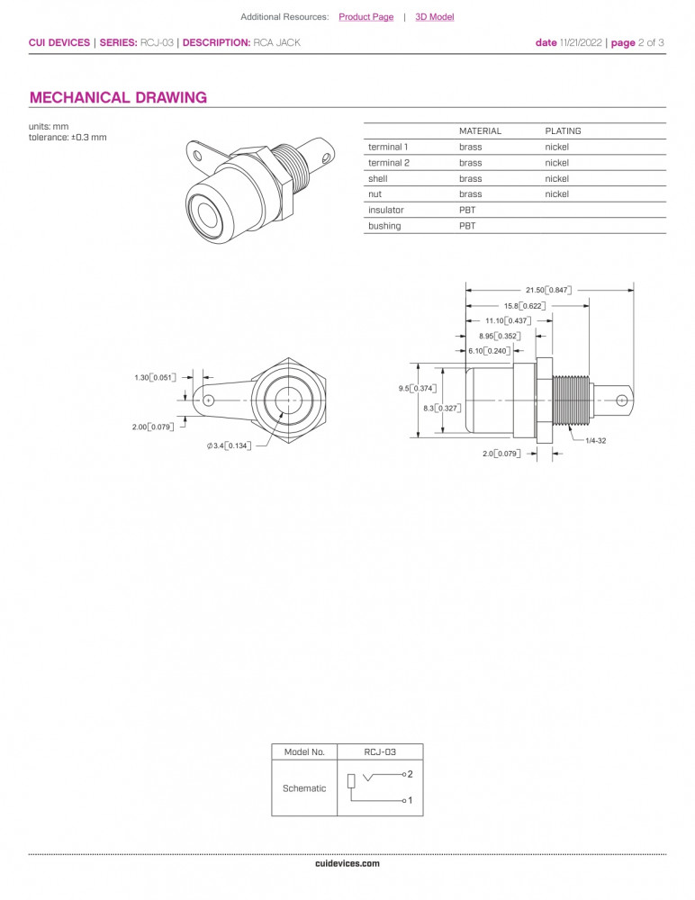RCJ-033 datasheet page 2