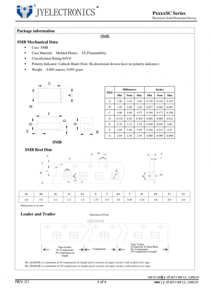 JingYang P0300SCX datasheet page 5