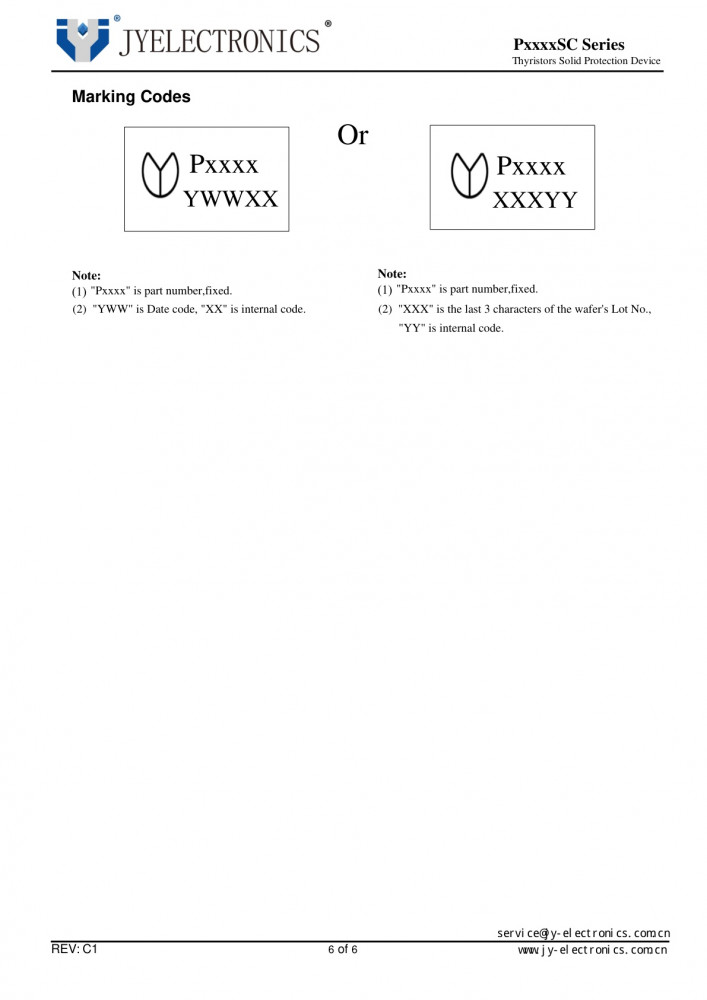 JingYang P0300SCX datasheet page 6