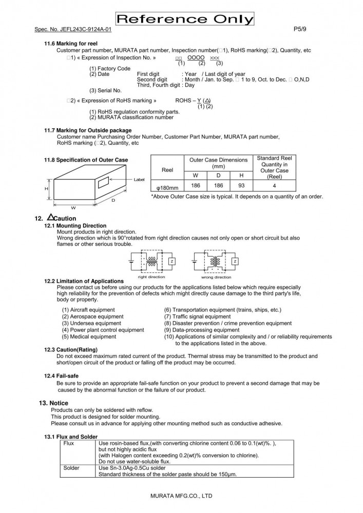 DLW32MH201XK2L specification page 5