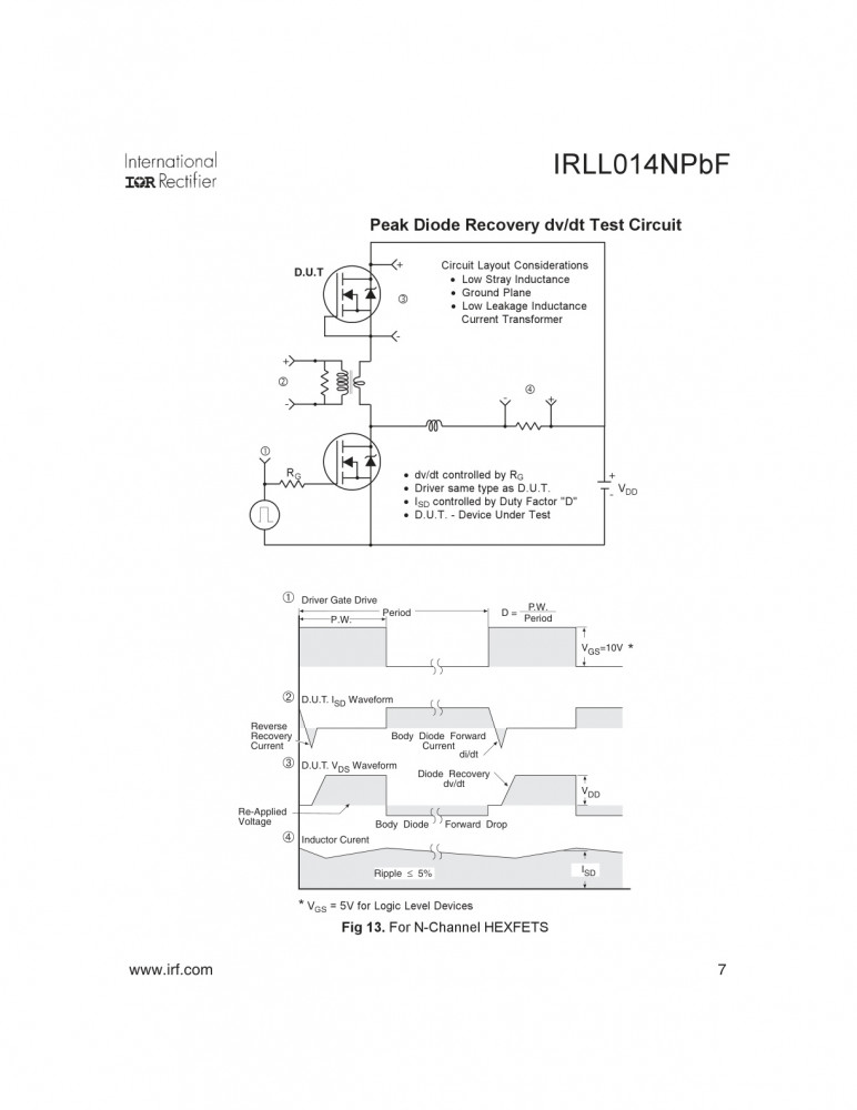 IRLL014NTRPBF datasheet page 7