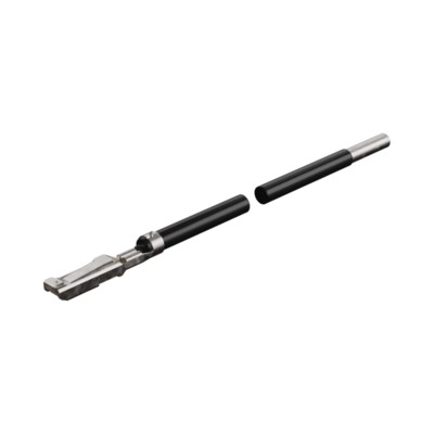 Pre-Crimped Lead Mizu-P25 Female-to-Pigtail, Tin (Sn) Plating, 75.00mm Length, 0.50mm² Wire, Black for sale