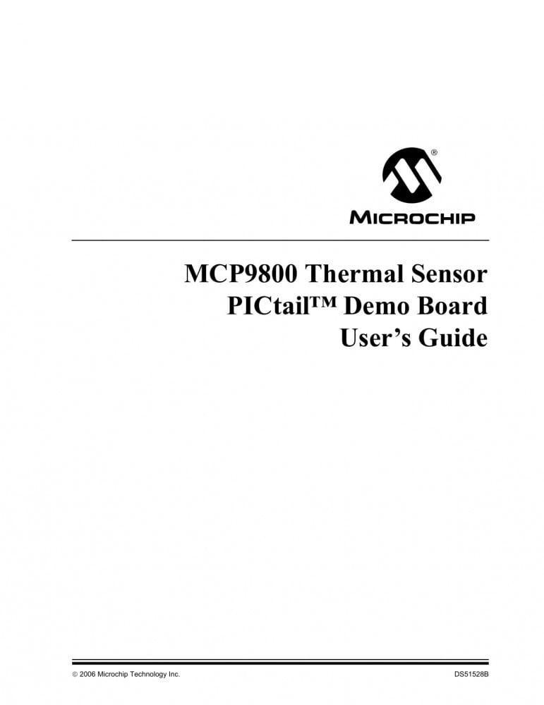 MCP9800DM-PCTL document page 1