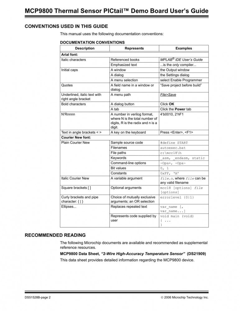 MCP9800DM-PCTL document page 6