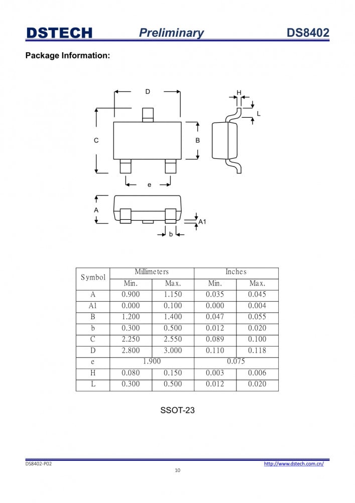 DS8402 datasheet page 10