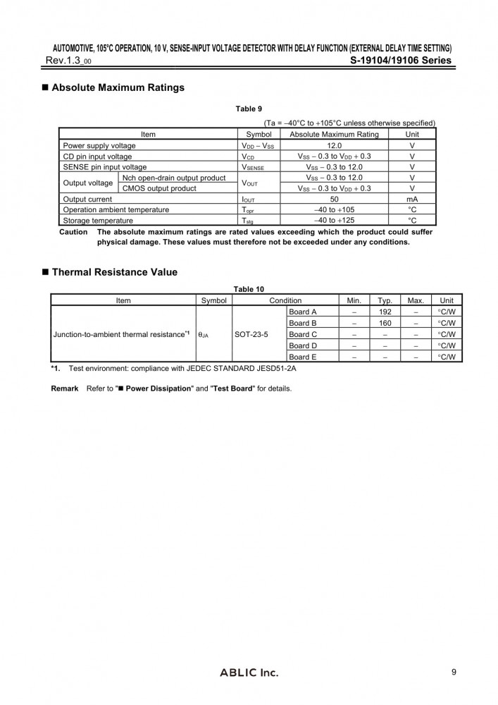 S-19104/19106 datasheet page 9