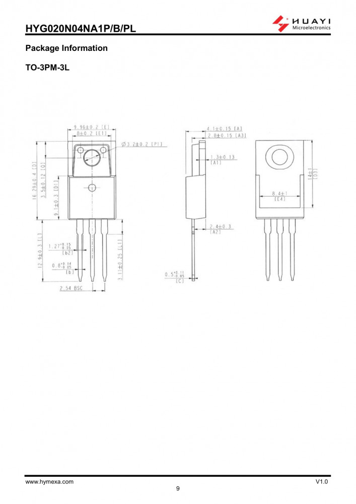HYG020N04NA1P datasheet page 9