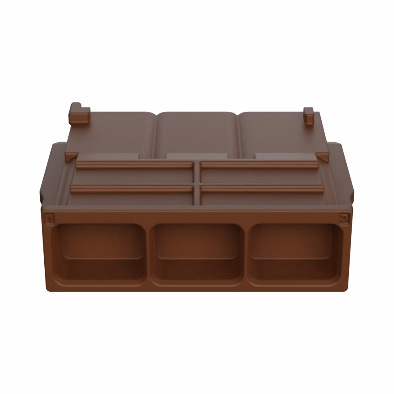 MX-DaSH 6.3/4.8K Terminal Receptacle Cartridge, 3 Circuits, Keying Option F, Brown for sale