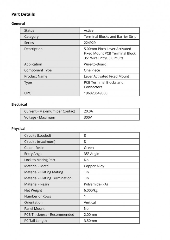 MOLEX 2249290008 document image, page 2