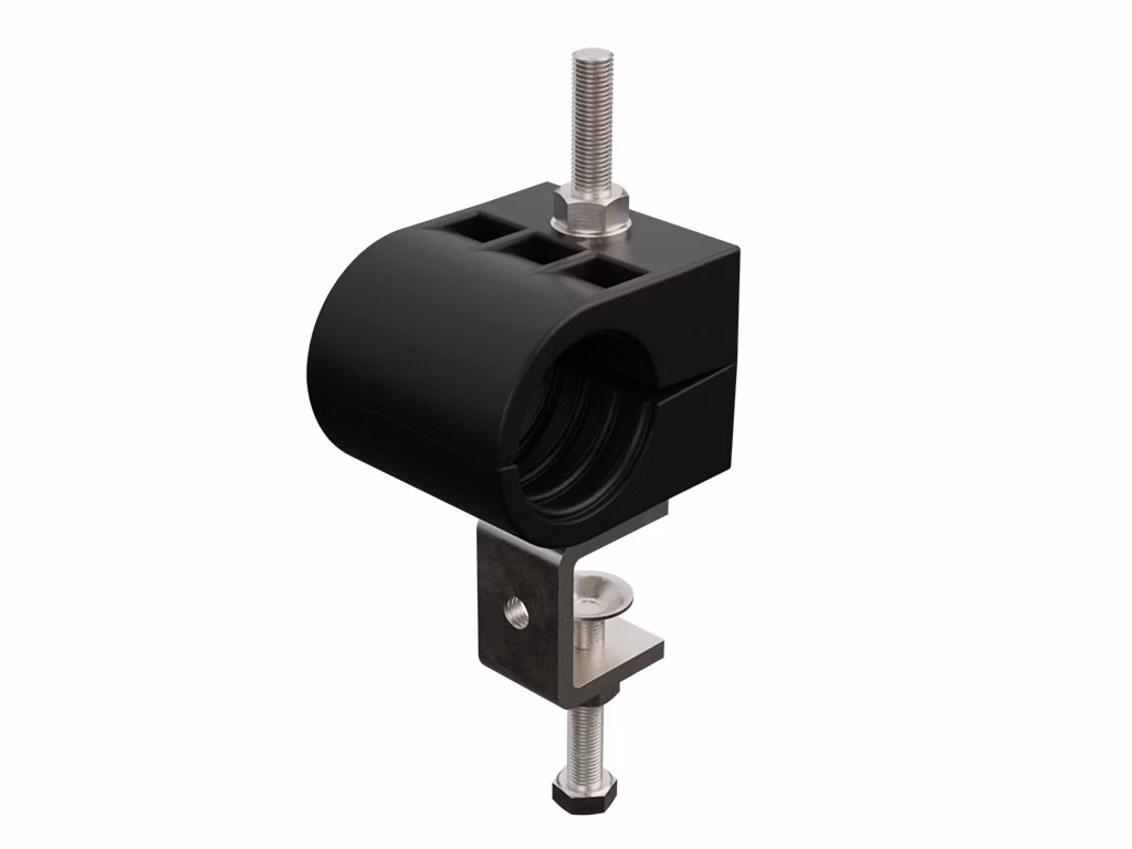 Dual Side, 3-Hole, Feeder Clamp for 5/8