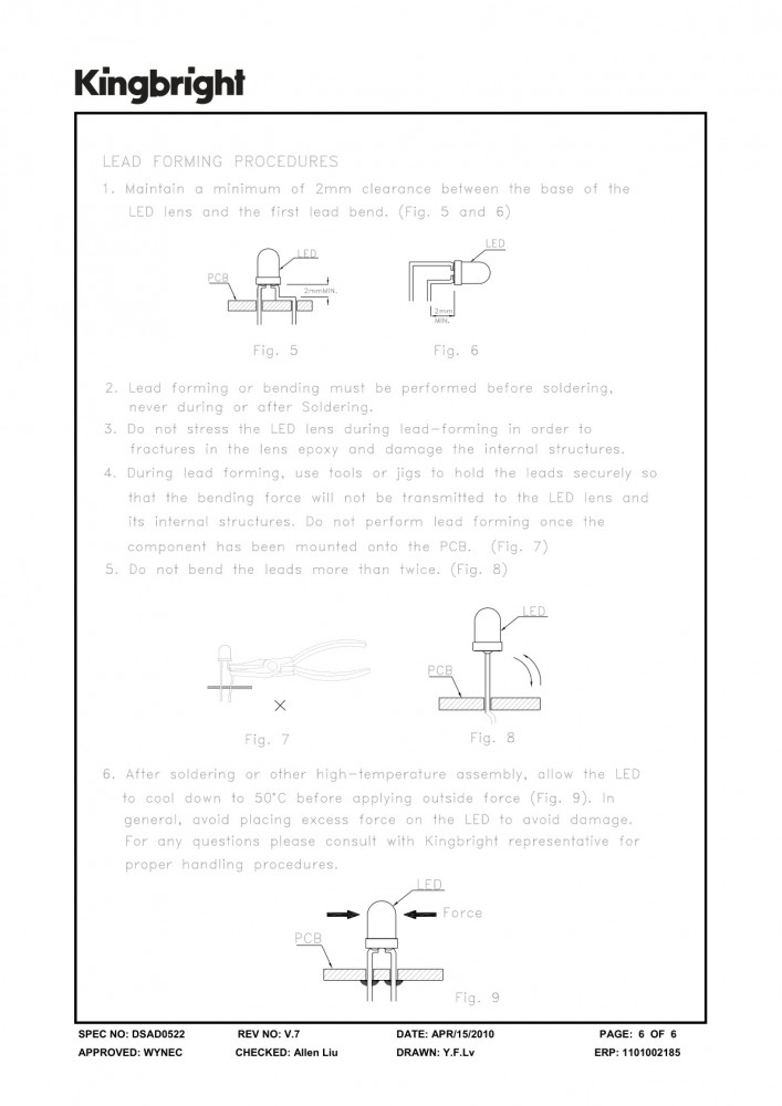 L-1553SRDT datasheet page 6