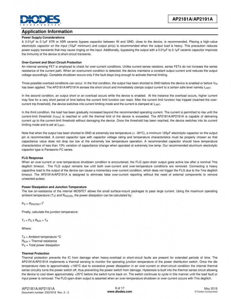 AP2191AMP-13 datasheet page 9