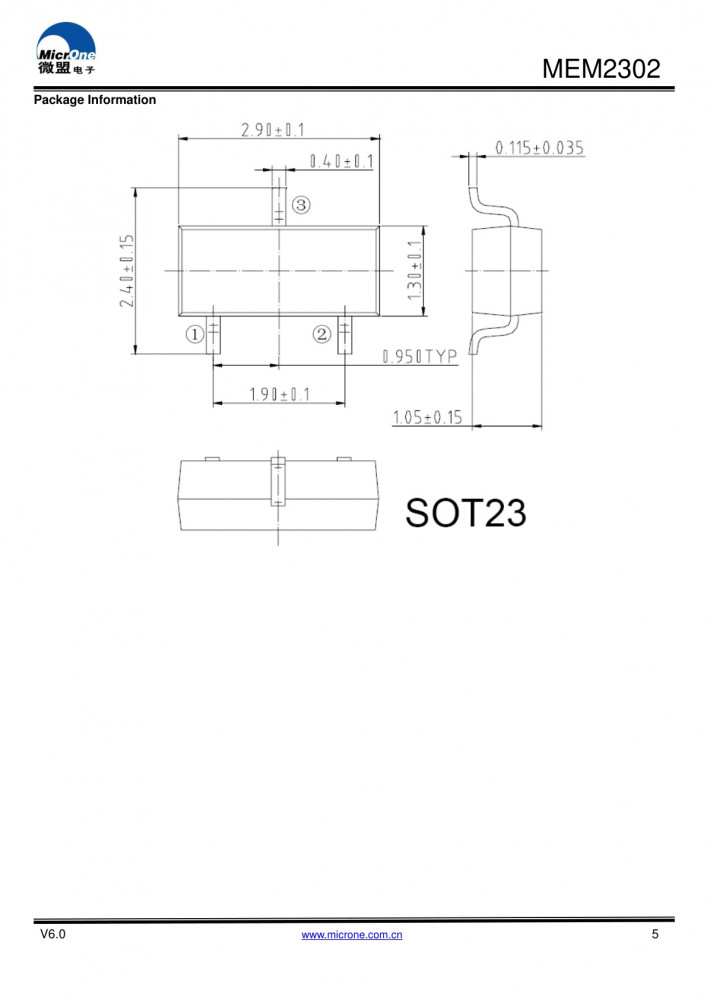 MEM2302XG datasheet page 5