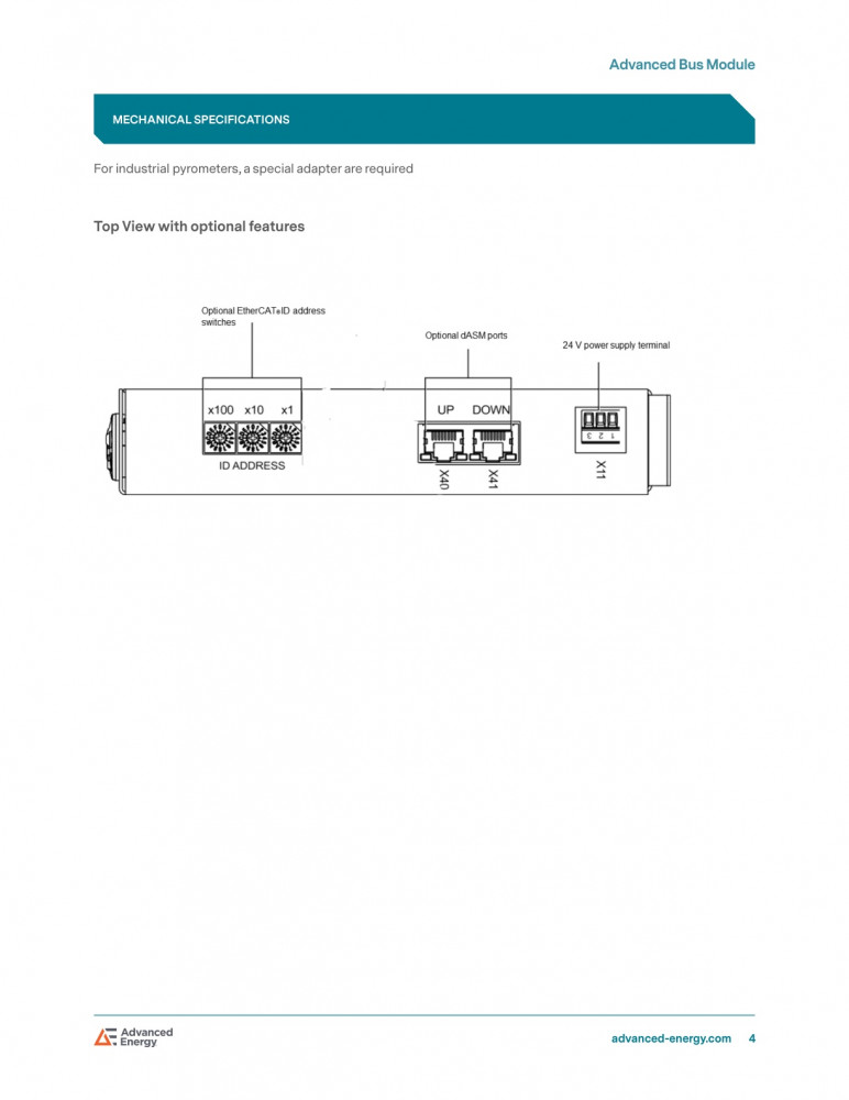 Advanced Bus Module technical document page 4