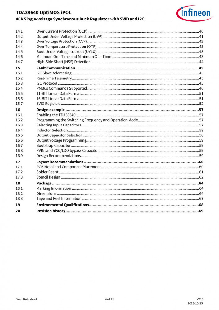 TDA38640 datasheet page 4