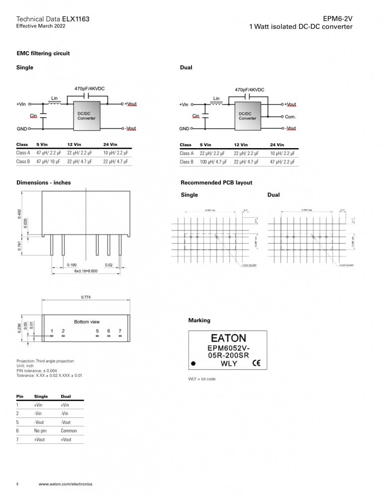 EPM6-2V datasheet page 4