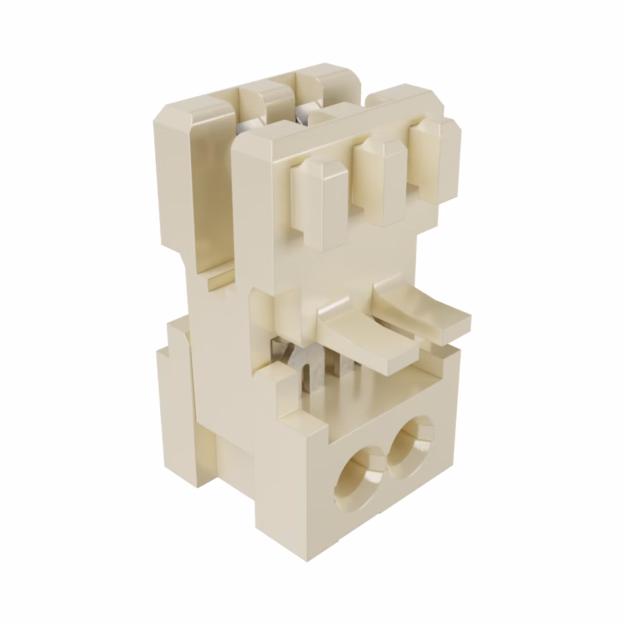 Appli-Mate RAST 2.5 Connector, 2.50mm Pitch, Female, 7 Circuits, Open Endwalls, Silver Plating