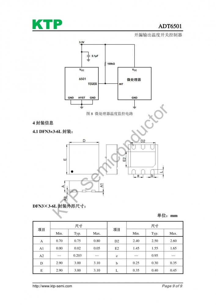 ADT6501 datasheet page 9