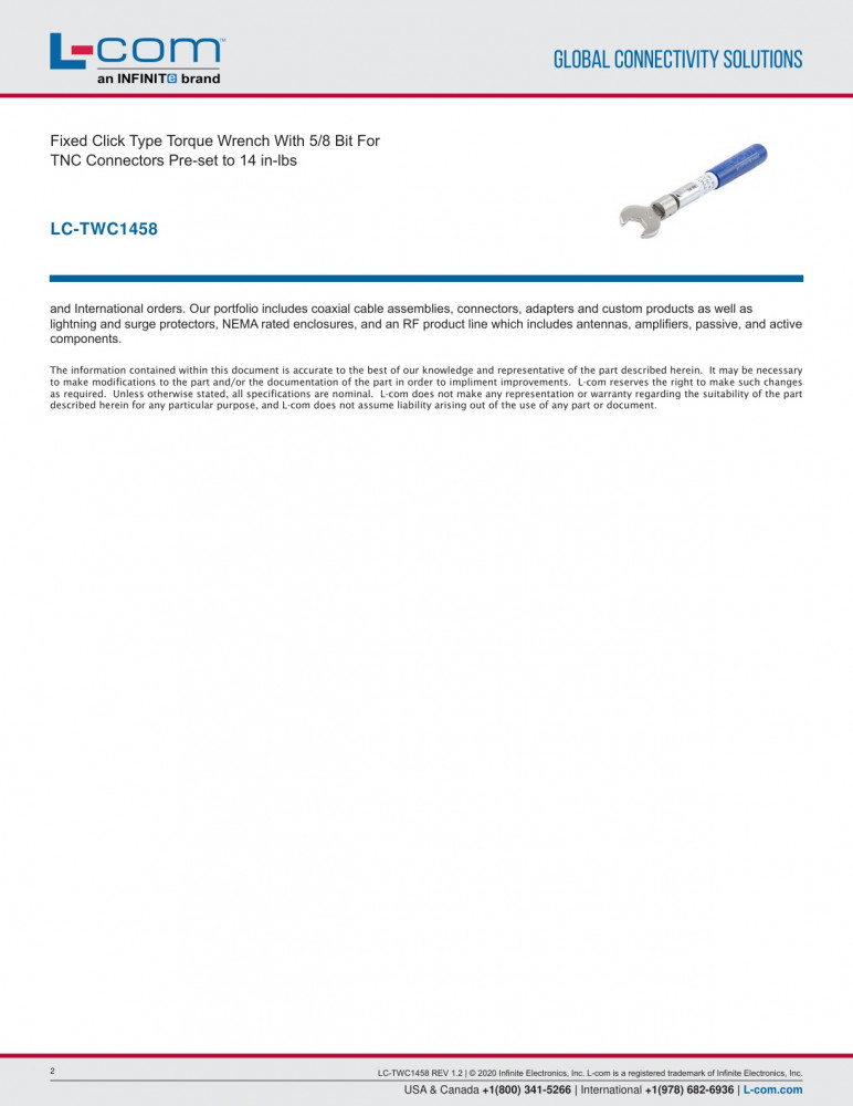 LC-TWC1458 product document page 2