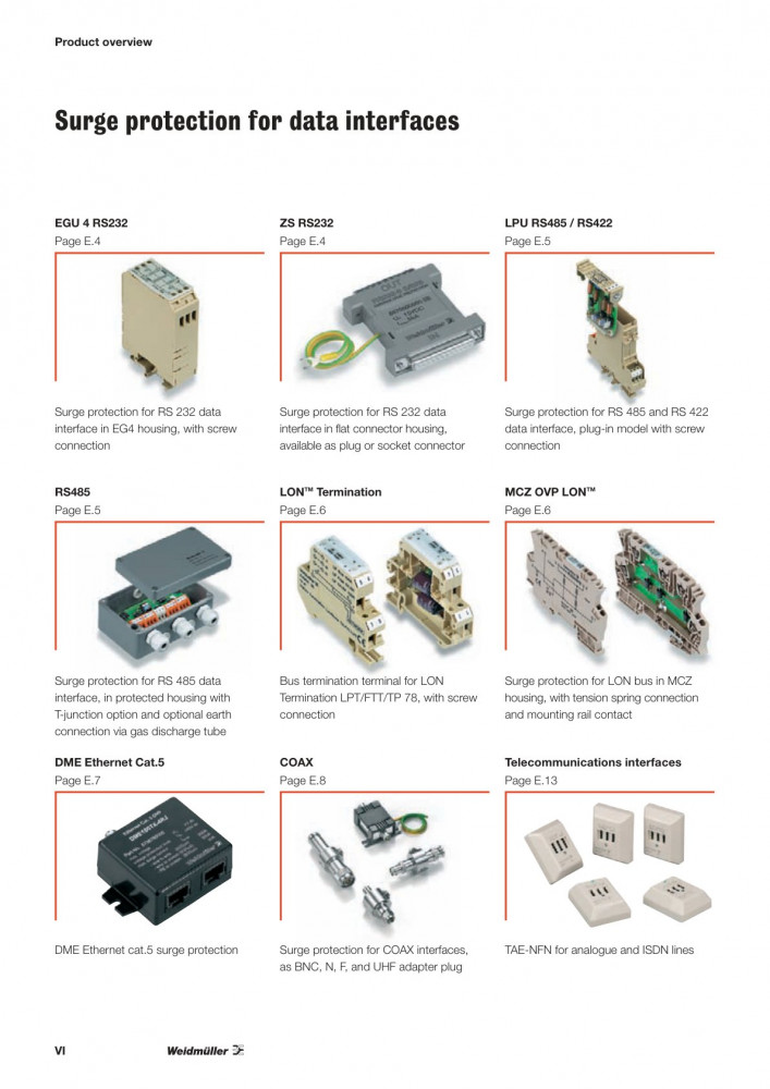 Surge protection catalog page 8