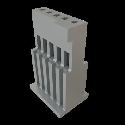 Samtec IMSC5-02-16-02-L Rectangular Connector Housing
