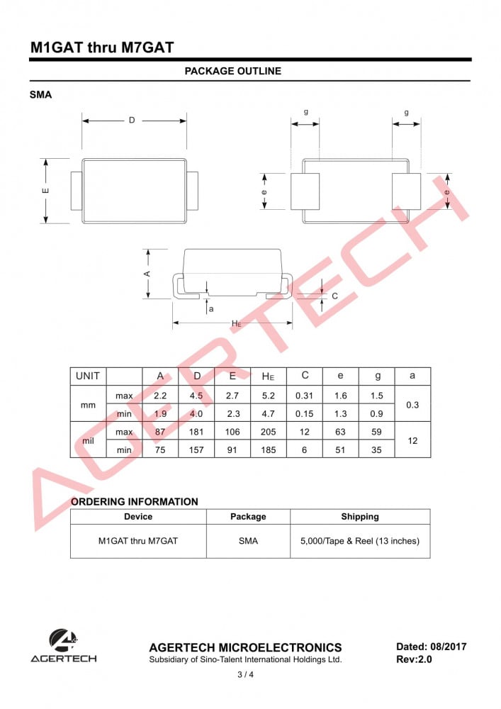 M4GAT datasheet page 3