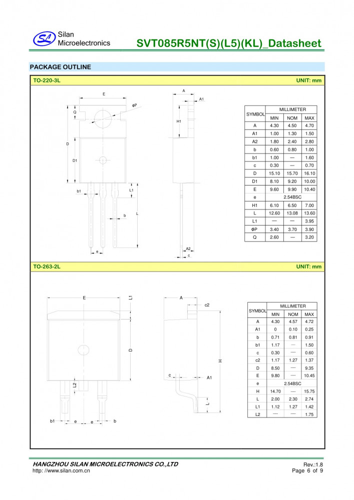 SVT085R5NT datasheet page 6