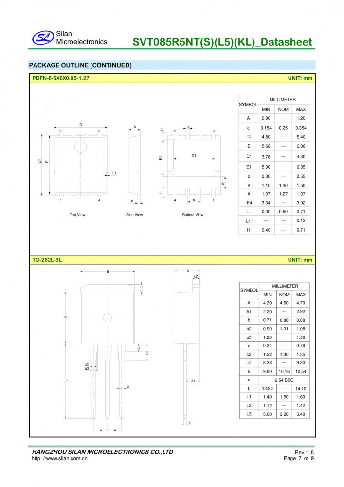 SVT085R5NT datasheet page 7