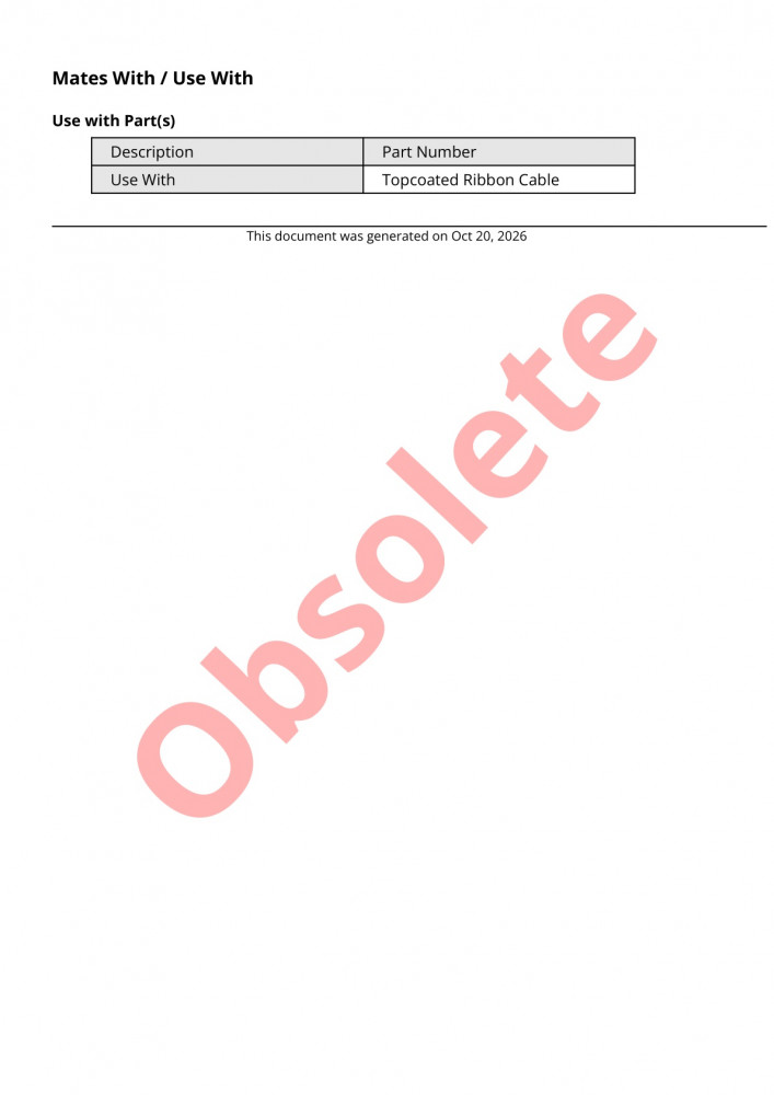 Technical document page 3 for MOLEX 510481500