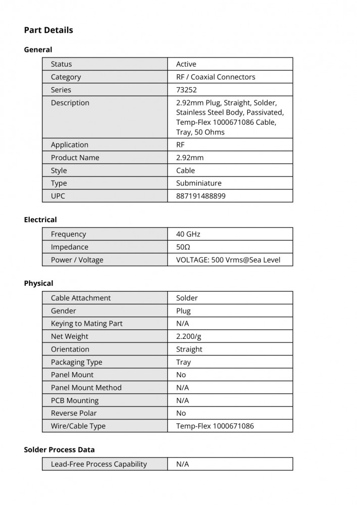 Product document preview, page 2