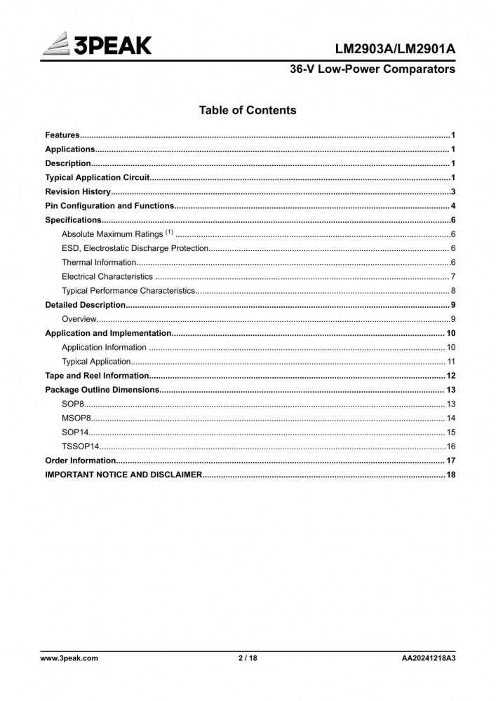 LM2903AL1-SR datasheet page 2