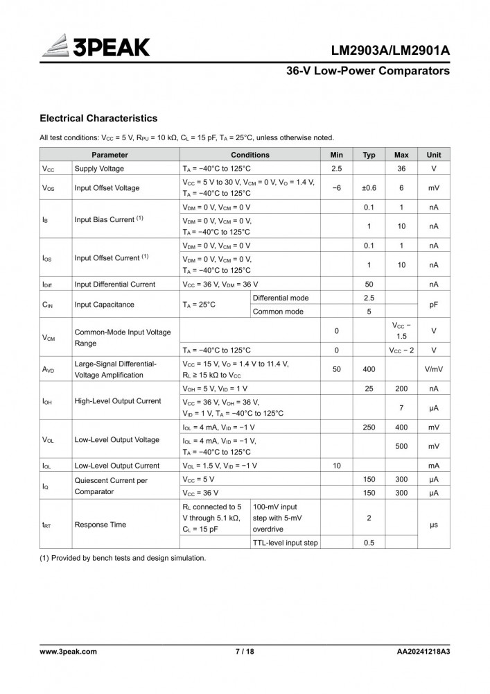 LM2903AL1-SR datasheet page 7