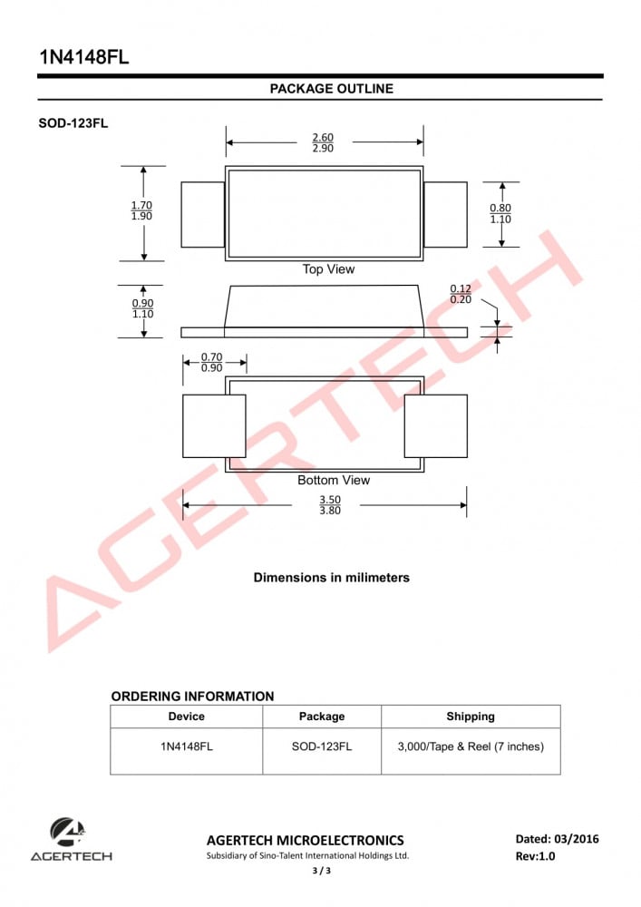 1N4148FL datasheet page 3