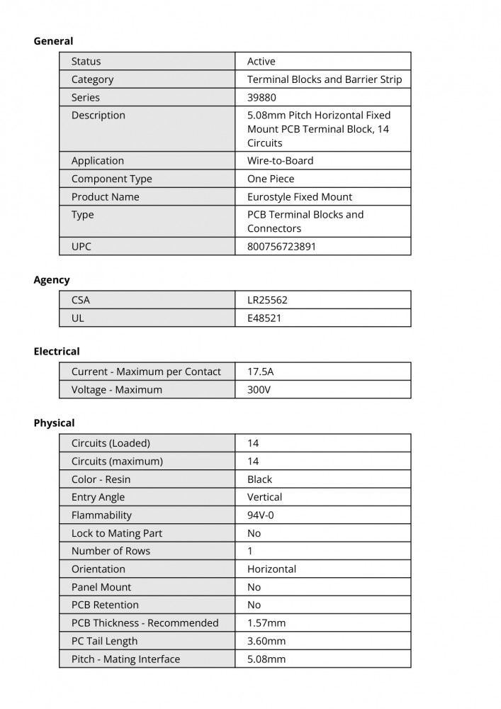 MOLEX 398801214 technical document image 2