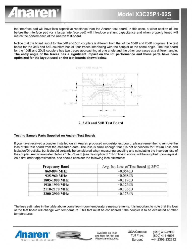 X3C25P1-02S datasheet page 9