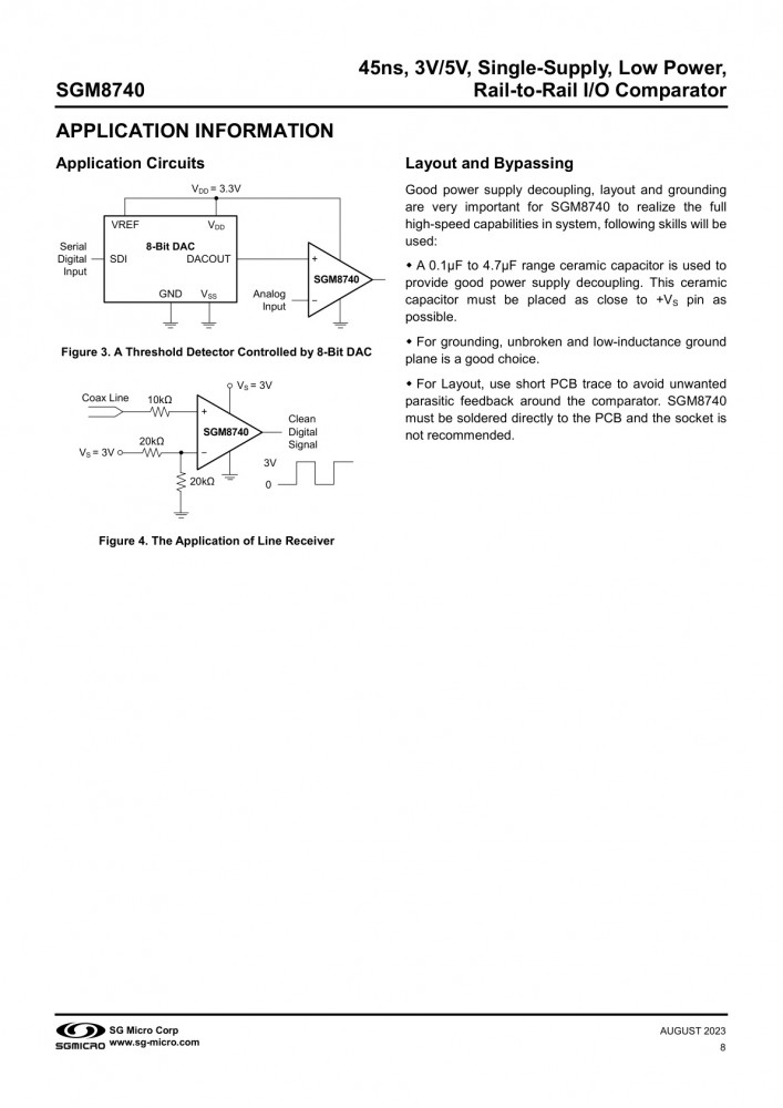 SGM8740 datasheet page 8